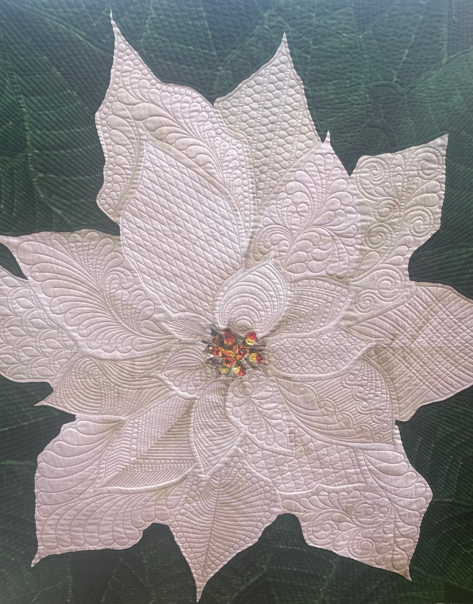 Big Dream Poinsetta – Jackie's Machine Quilting